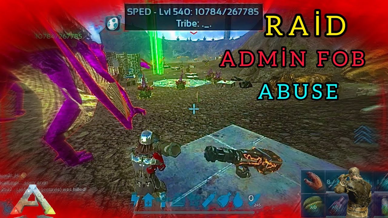 ARK | PvP SERVER RAİD ADMİN FOB GAY ABUSE SERVER #pvp #arkmobile # ...