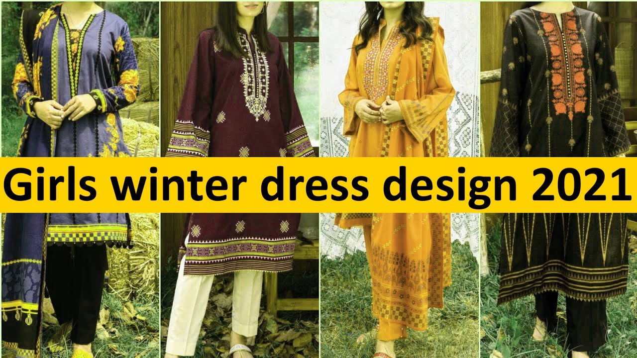 girls winter dress design | casual girls winter wear suite | winter ...