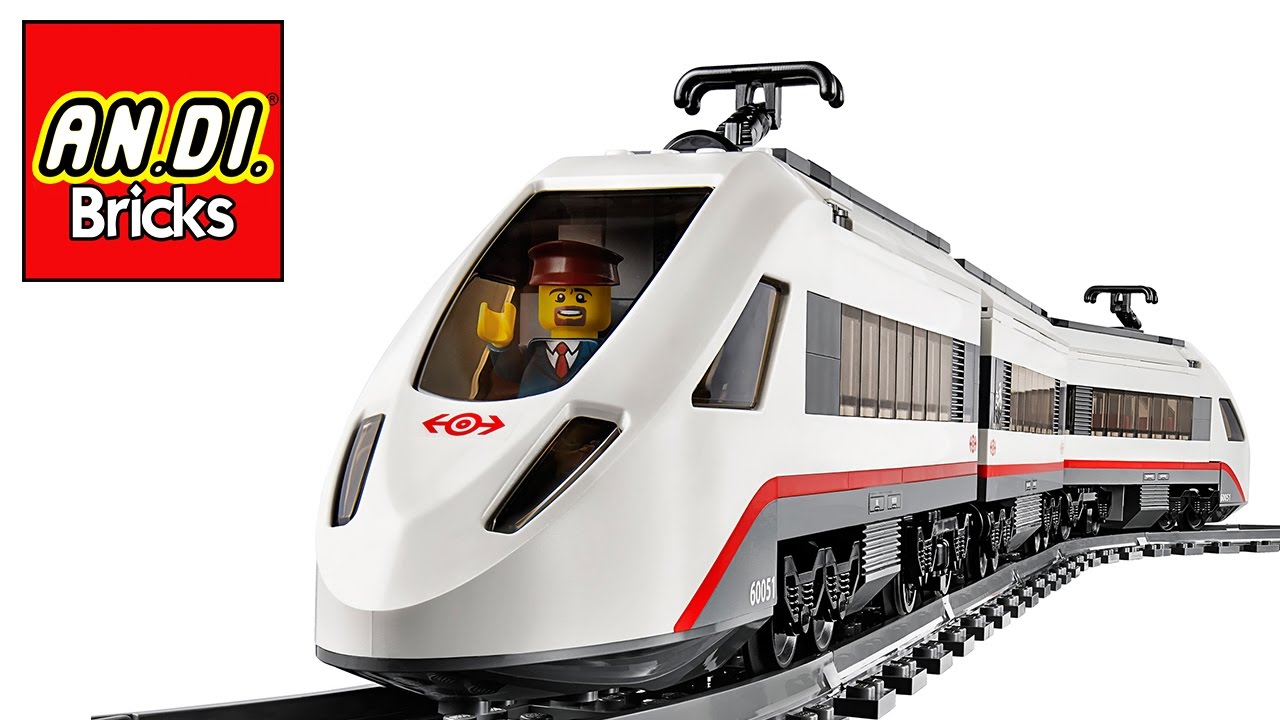 LEGO train 60051 - Treno alta velocità [REVIEW] - YouTube