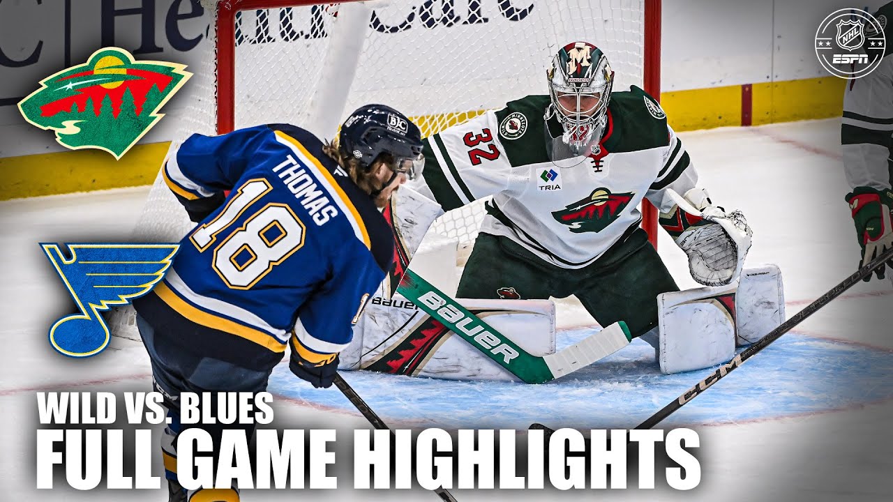 Minnesota Wild vs. St. Louis Blues | Full Game Highlights | ESPN NHL ...