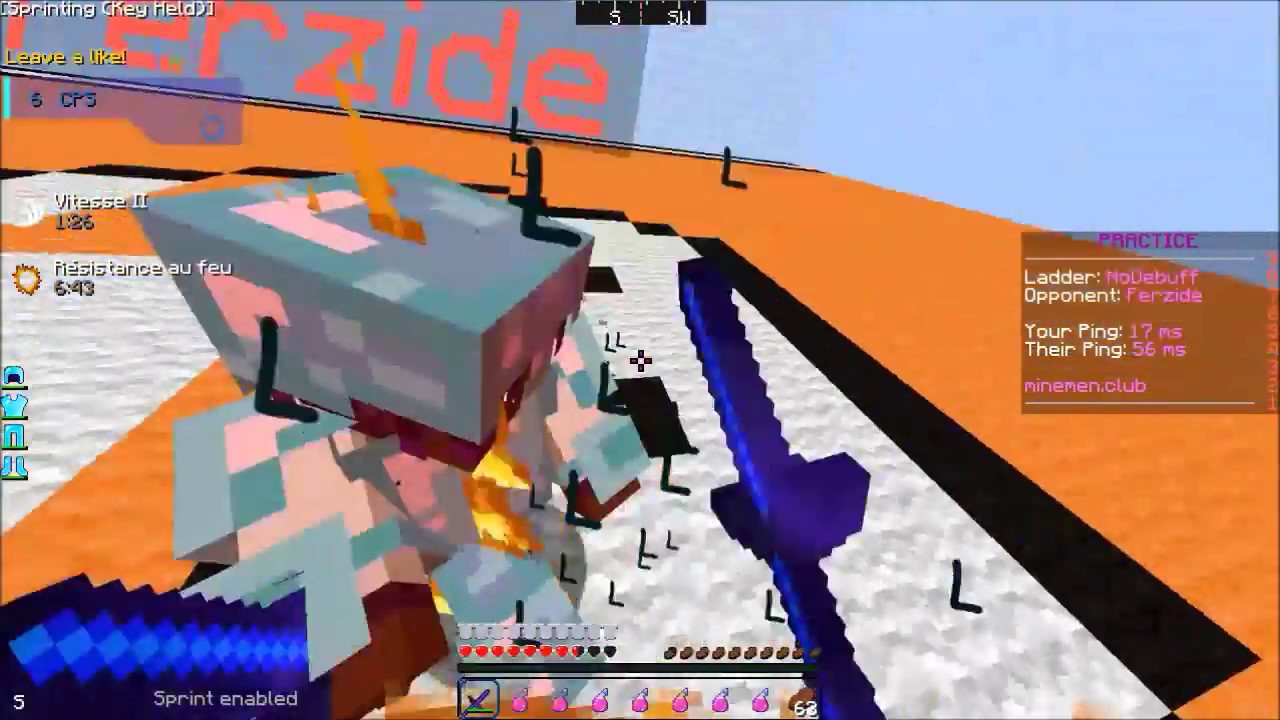 [Minecraft] PotPvP #2 // double upload?!? - YouTube