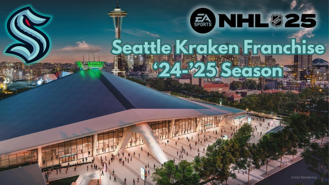 NHL 25 | Kraken Franchise 24-25 Season | Seattle Kraken (51-18-7) @ San Jose Sharks (29-42-4 ...