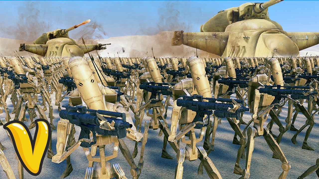 STAR WARS REBEL ALLIANCE VS BATTLE DROIDS! Ultimate Epic Battle ...