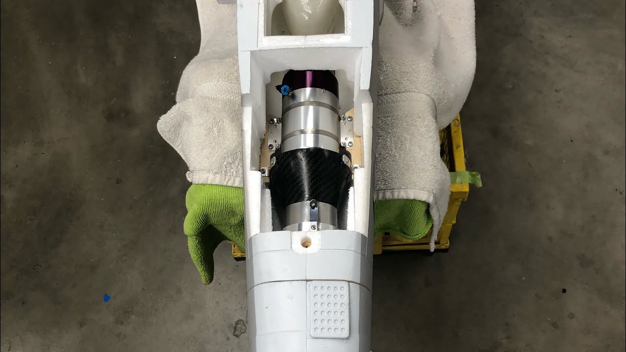 Freewing 80mm A4 turbine conversion - YouTube