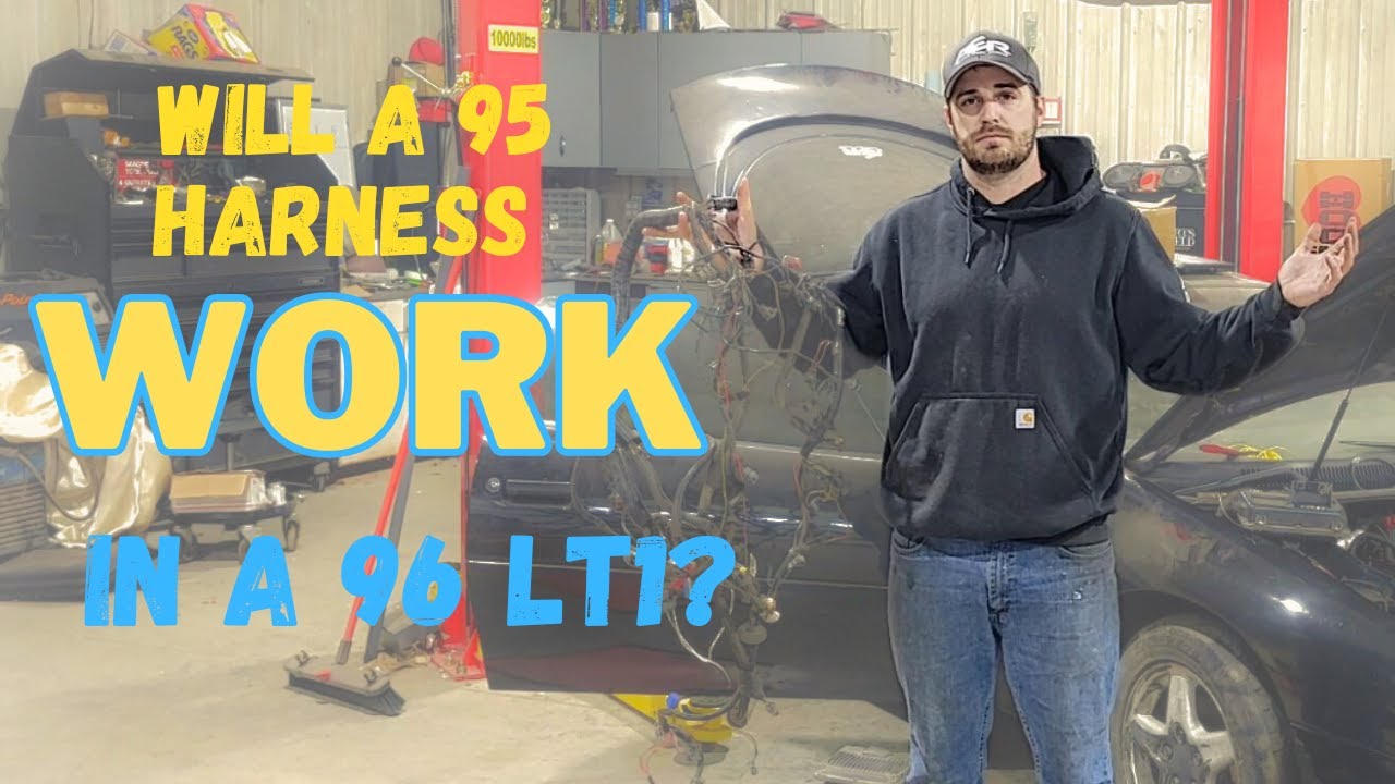 Using a 95 lt1 engine harness in a 96 Fbody AER - YouTube