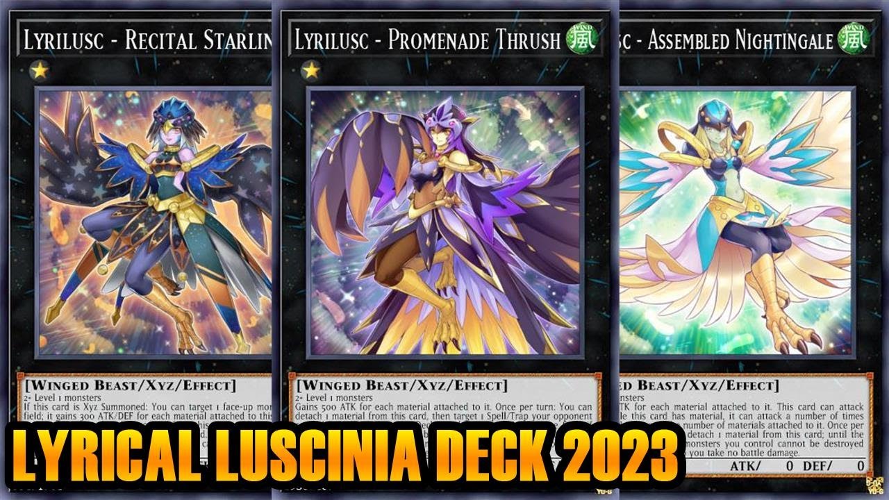 【ygopro】 Lyrical Luscinia Deck 2023 Youtube 9625
