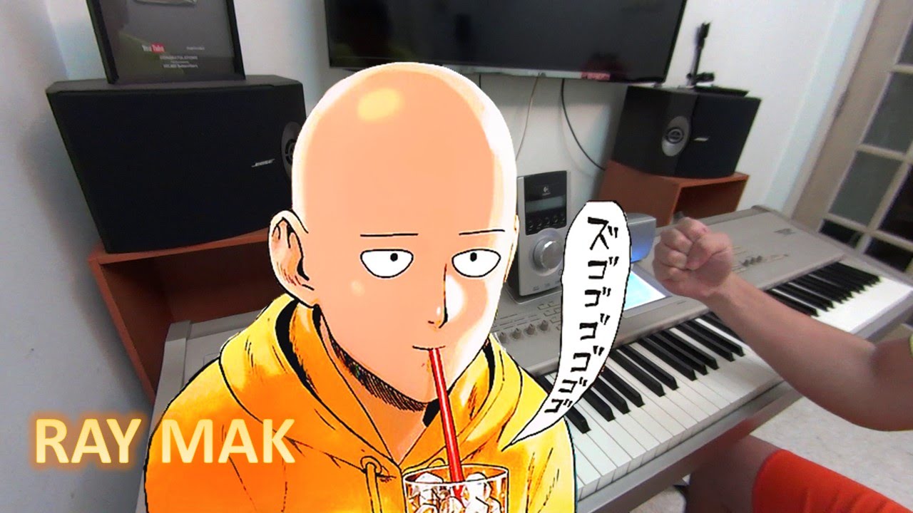 One Punch Man - The Hero (Opening) Piano by Ray Mak - YouTube