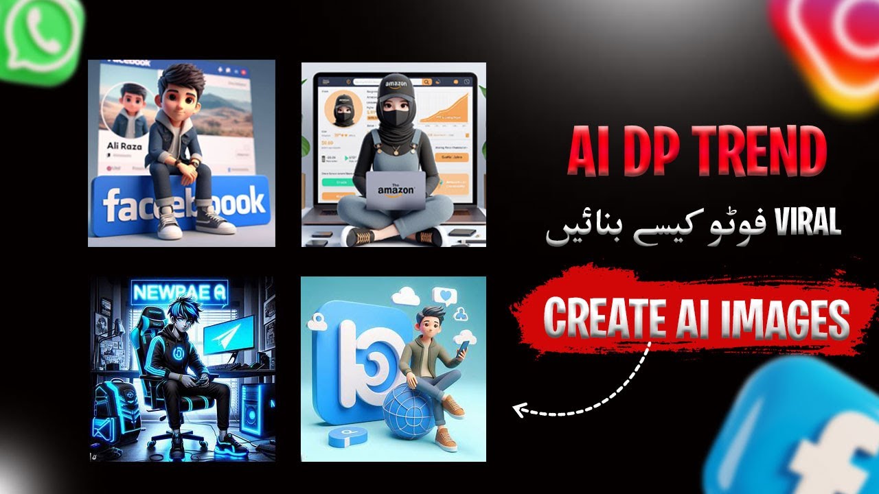 How to create social media dp with ai | bing ai image generator - YouTube