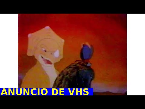 Anuncio En busca del valle encantado 1988 VHS comercial
