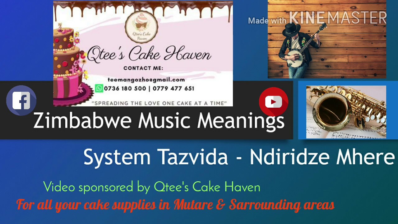 System Tazvida Ndiridze Mhere song Analysis - YouTube