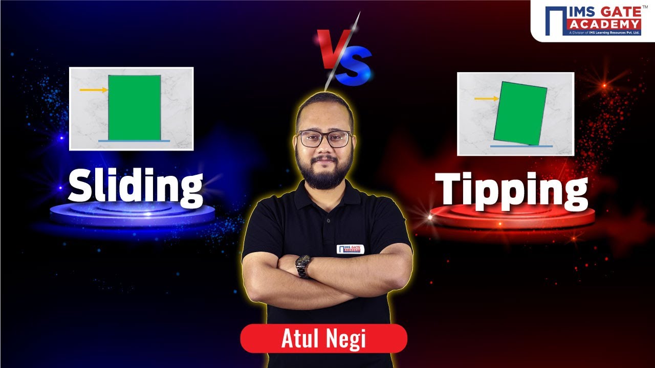 Sliding and Tipping Condition of the Body | GATE 2025 Mechanical ...