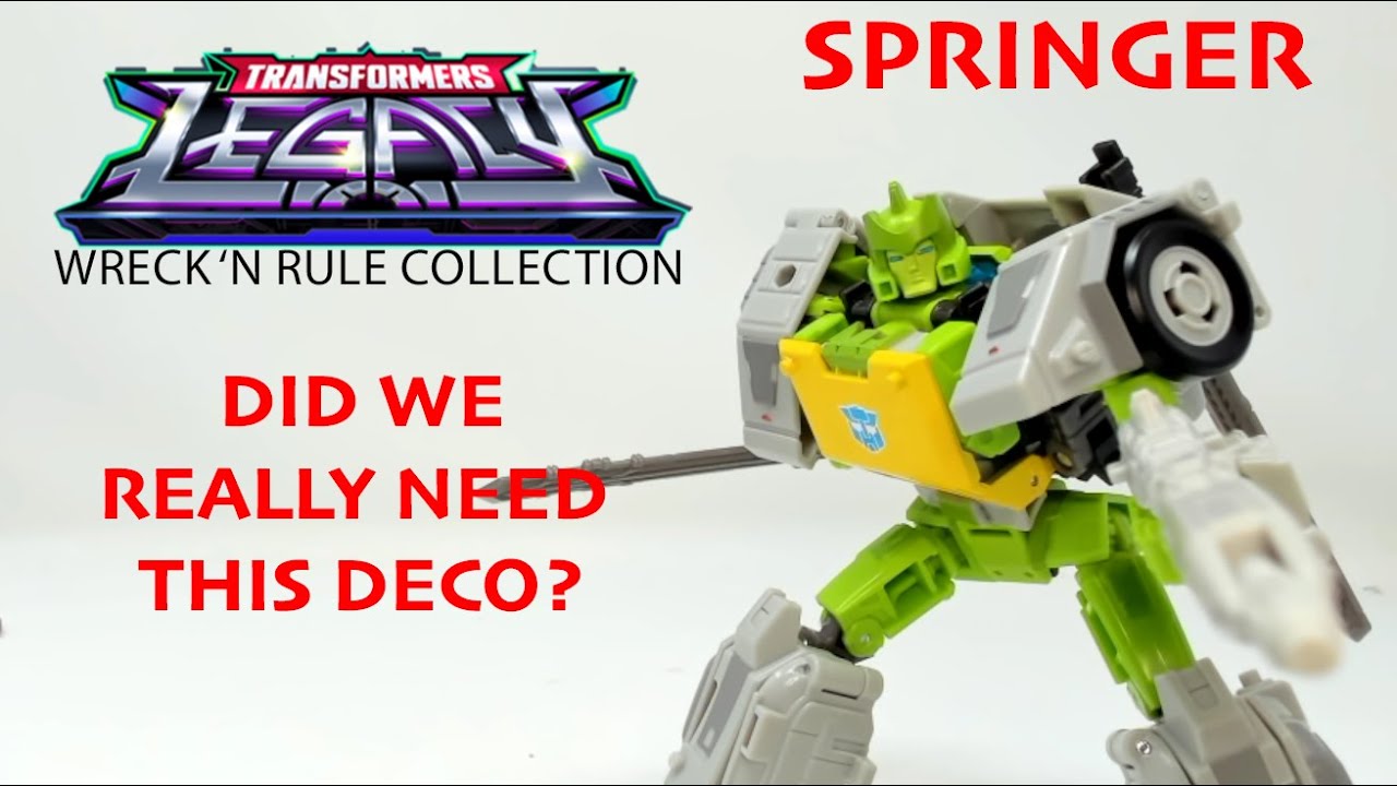 UNBOXING AND TRANSFORMATION OF TRANSFORMERS WRECK AND RULE COLLECTION ...