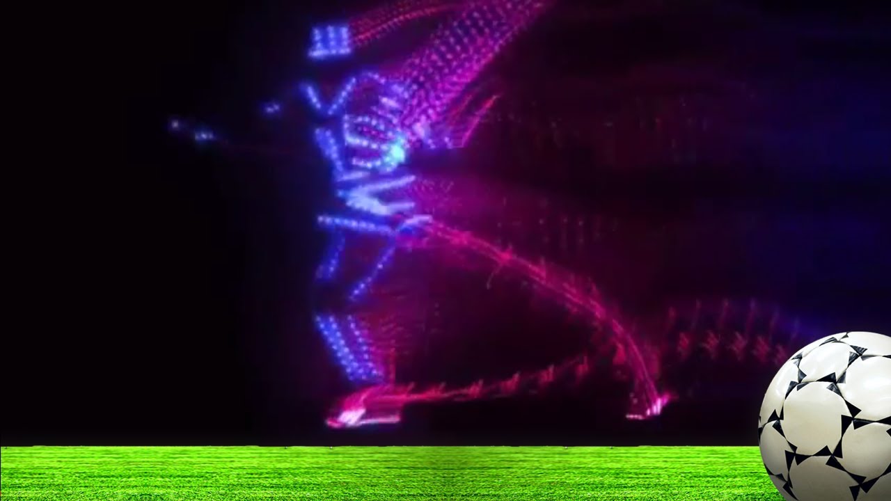 Messi's football light show - awesome skills! - YouTube