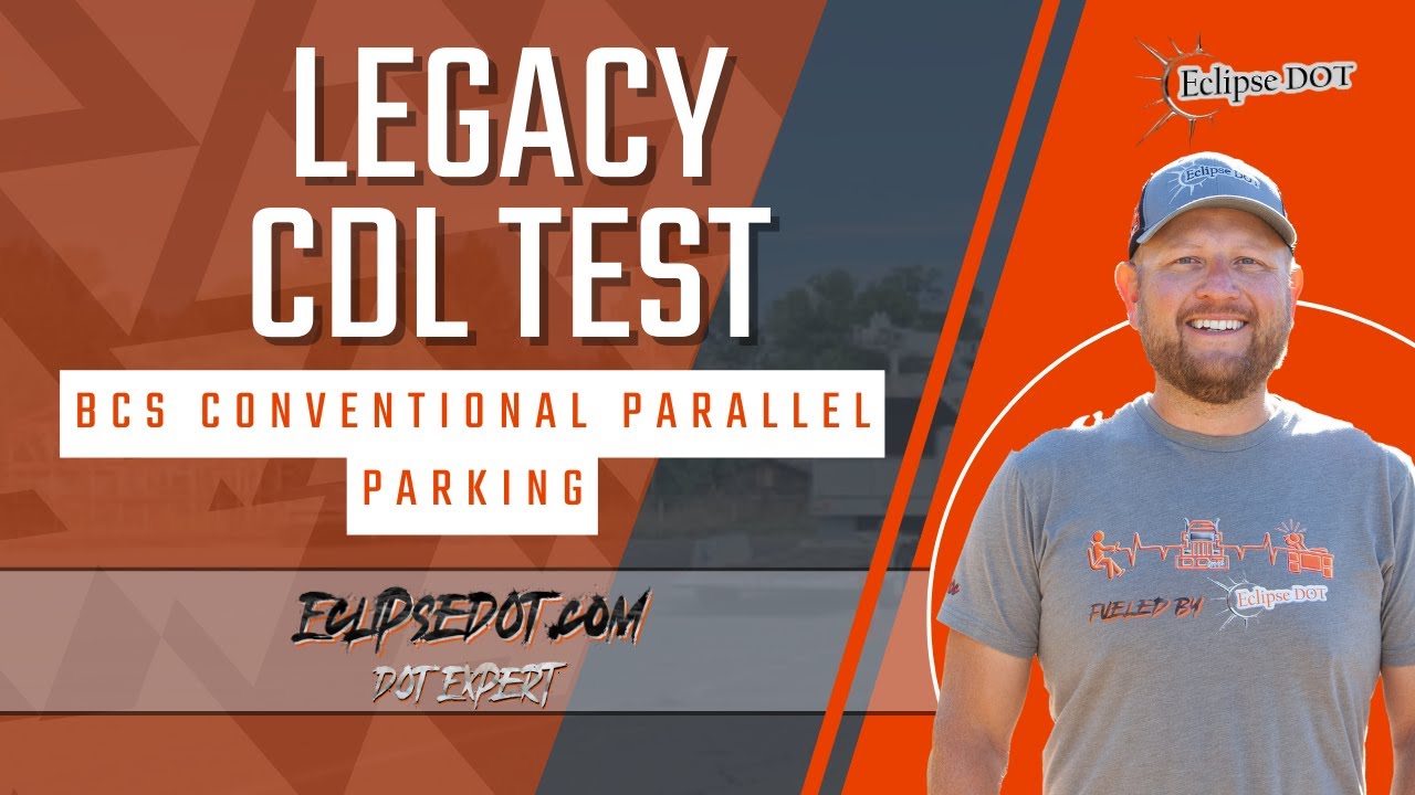 Legacy CDL Test: Conventional Parallel Parking - YouTube