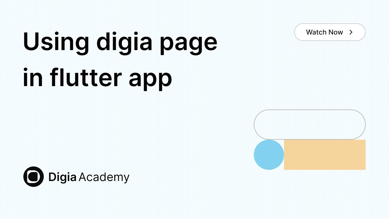 Using a digia page in an existing app | Step-by-Step Tutorial | Digia ...