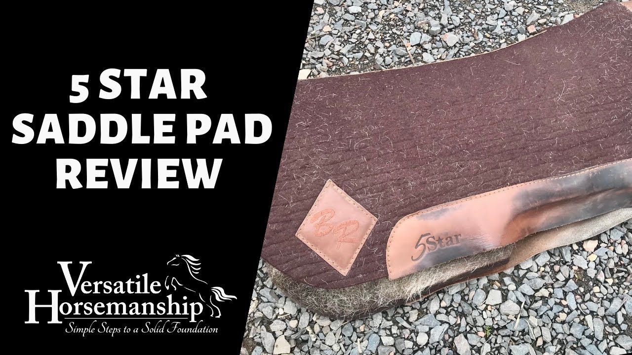 5 STAR SADDLE PAD REVIEW // Versatile Horsemanship - YouTube
