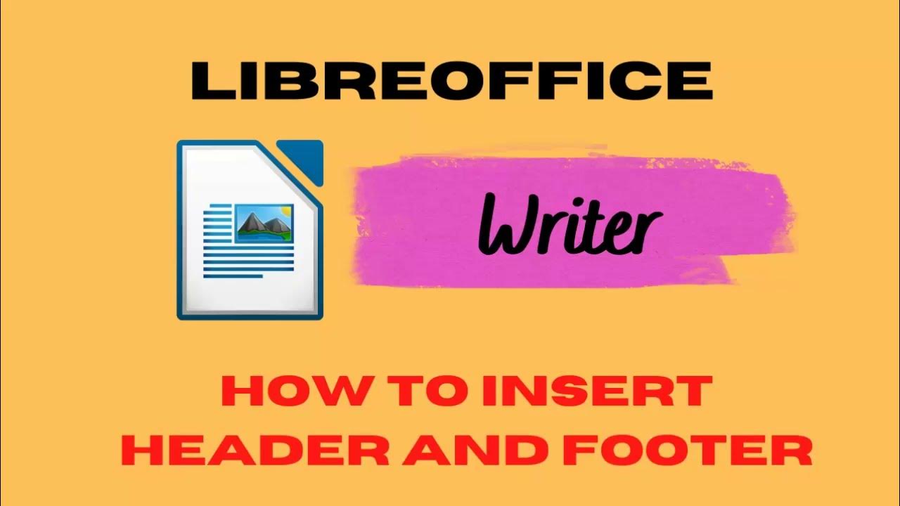 How to Insert Header and Footer - YouTube