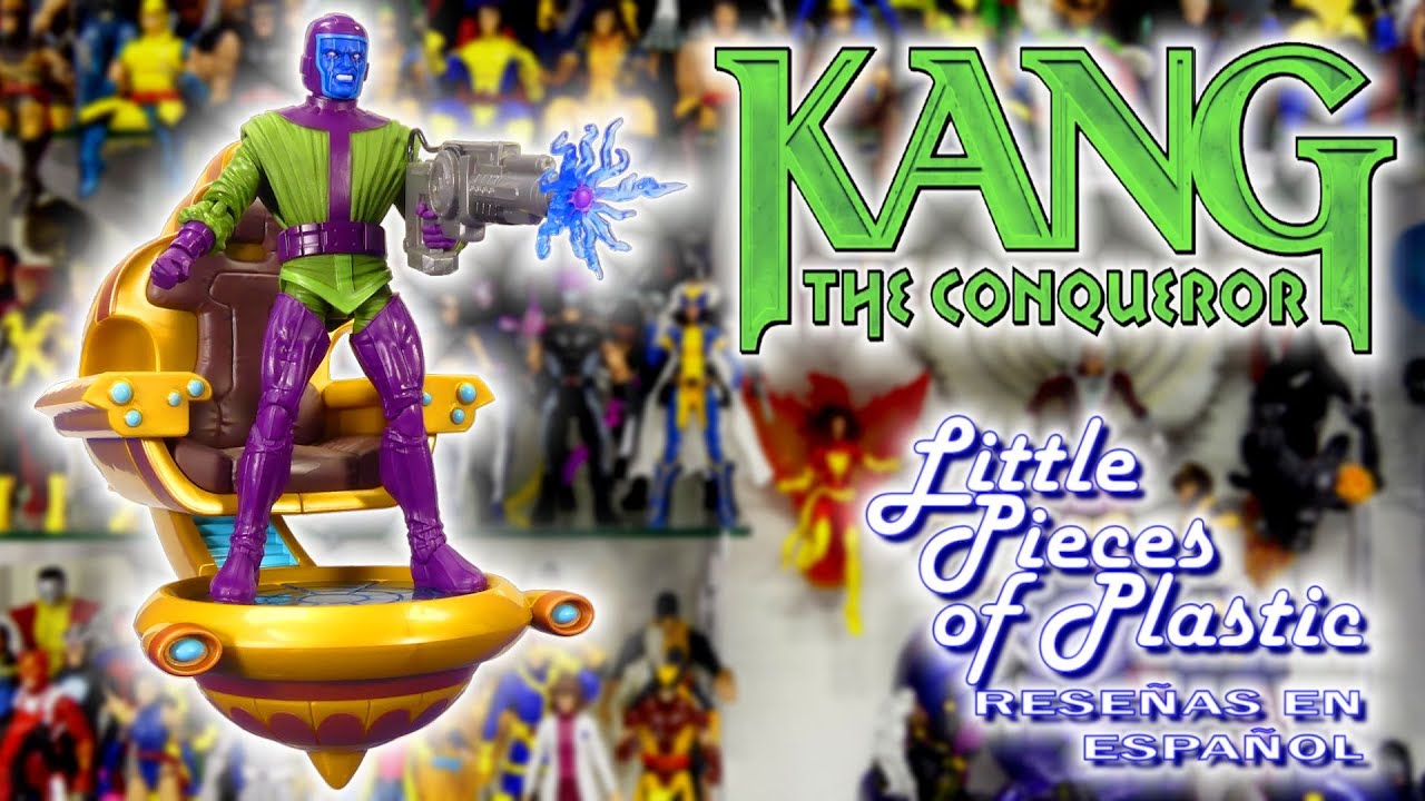 Kang The Conqueror & Time Chair Pulse Con 2024 Marvel Legends Revisión ...