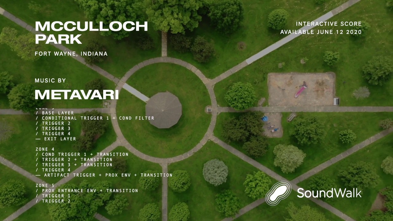 Soundwalk McCulloch Park — Interactive Score & Standalone Edit - YouTube