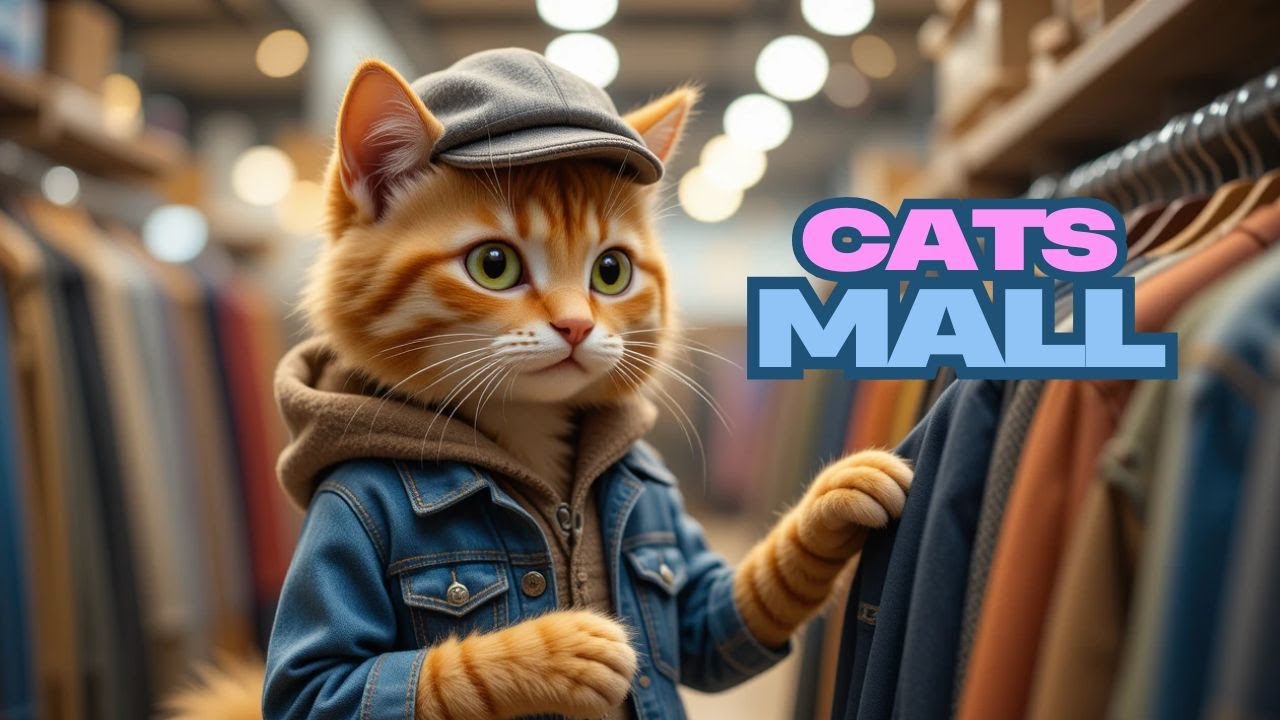 cats at the mall #cat #cute #kitten - YouTube