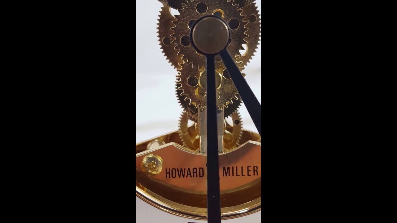 Howard Miller 621-262 pyramid clock - YouTube