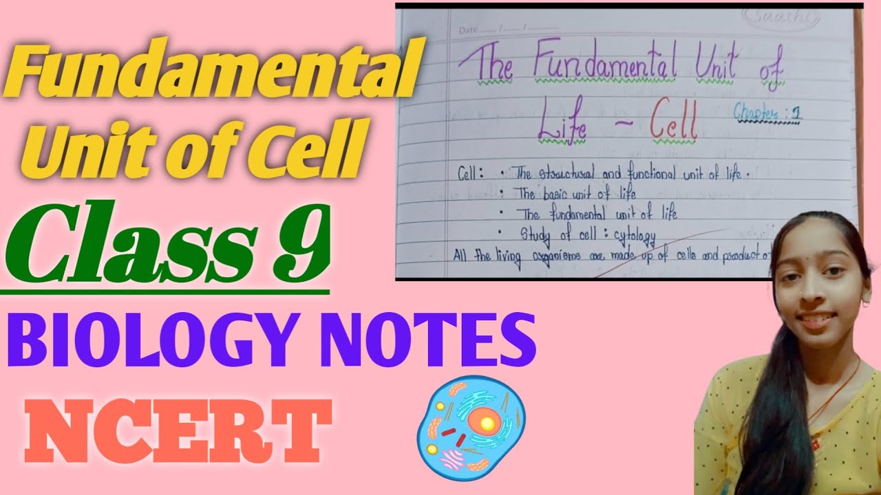 NCERT Class 9 Science(Biology) Chapter 1 (Fundamental Unit Of Life ...