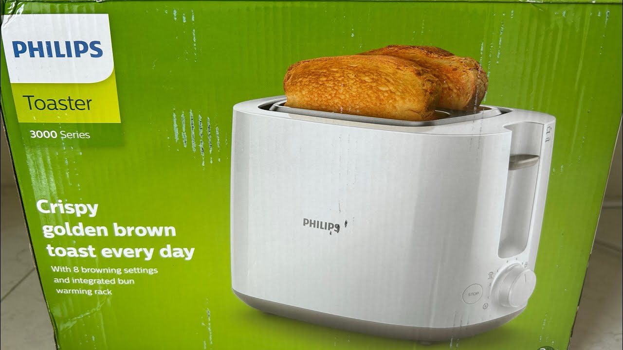 Unboxing Philips toaster HD2581 Daily collection - YouTube