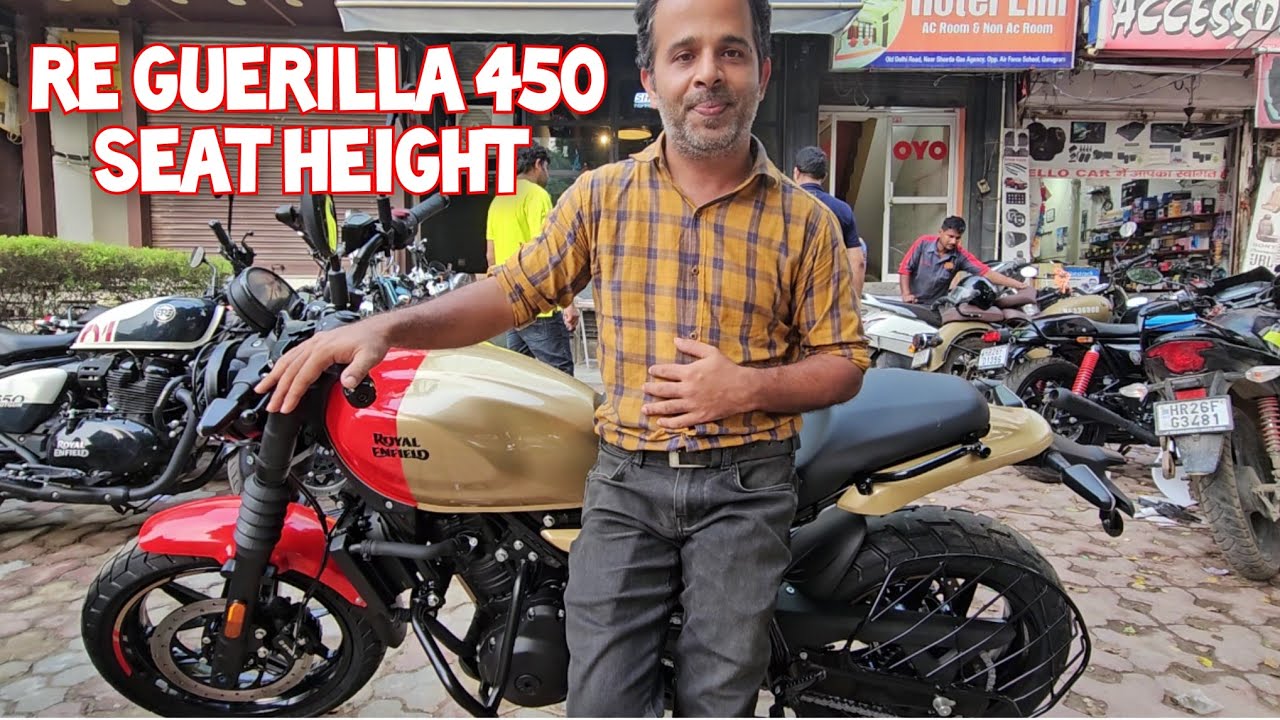 RE GUERILLA 450 SEAT HEIGHT REVIEW | Should the TRIUMPH SPEED 400 be ...
