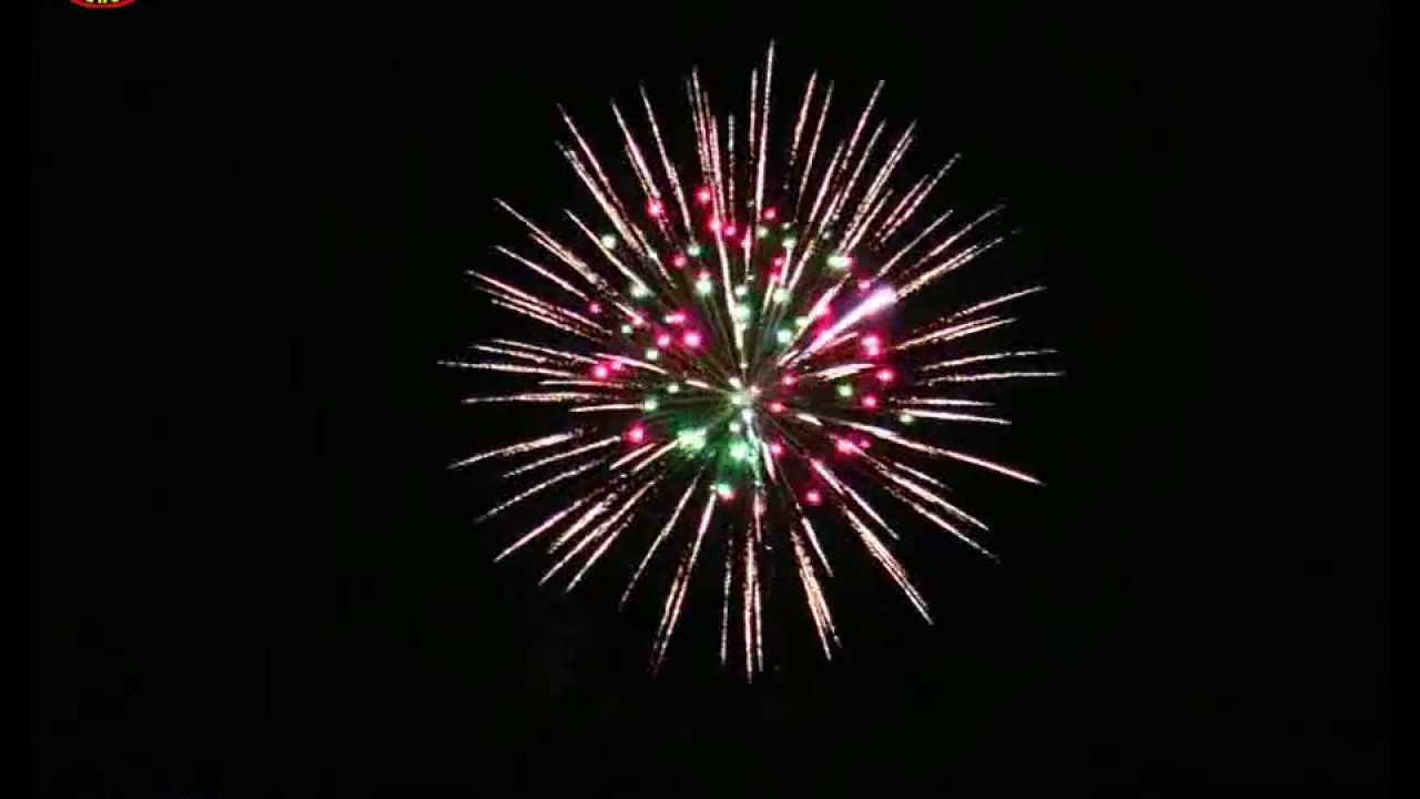 6 inch display shell fireworks : Brocade crown w color strobe pistil ...