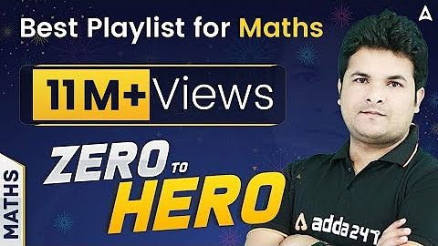 Maths | Adda247 Foundation Zero to Hero | by Shantanu Shukla - YouTube