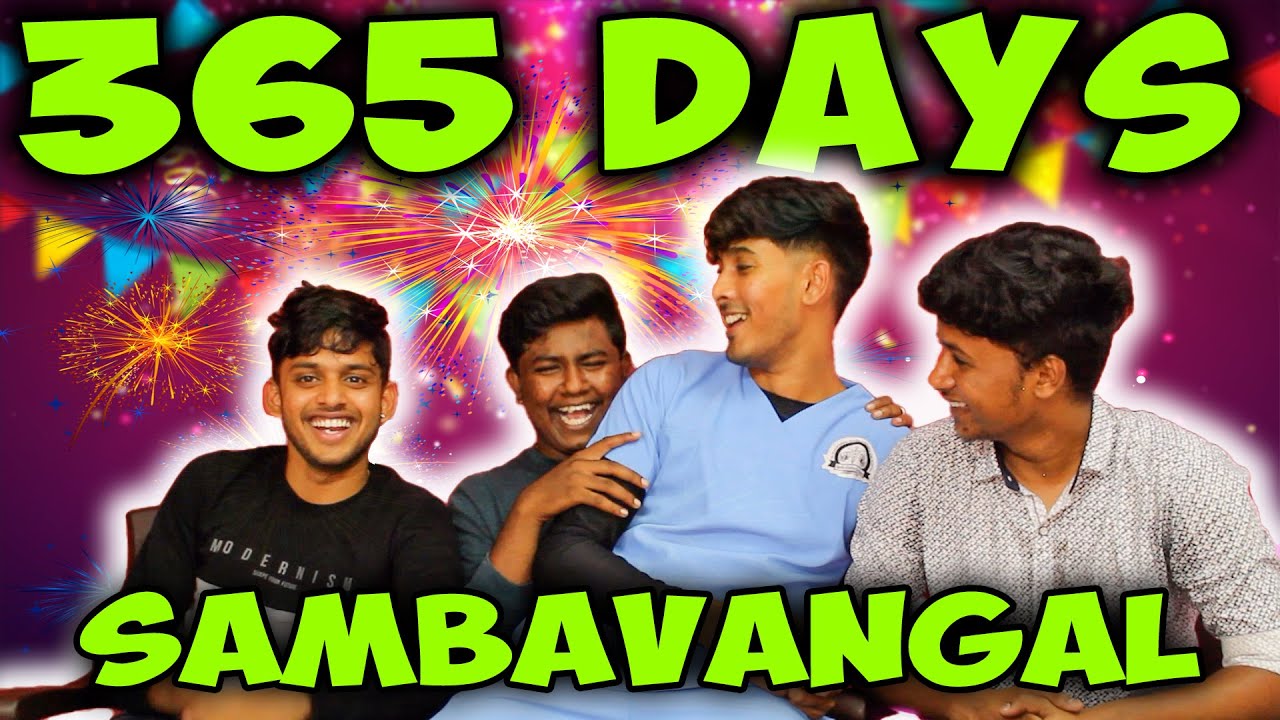 THE 3 SAMBAVAM IN 365 DAYS😂🔞 1ST YEAR ANNIVERSARY THANKSGIVING VIDEO💖💖 ...