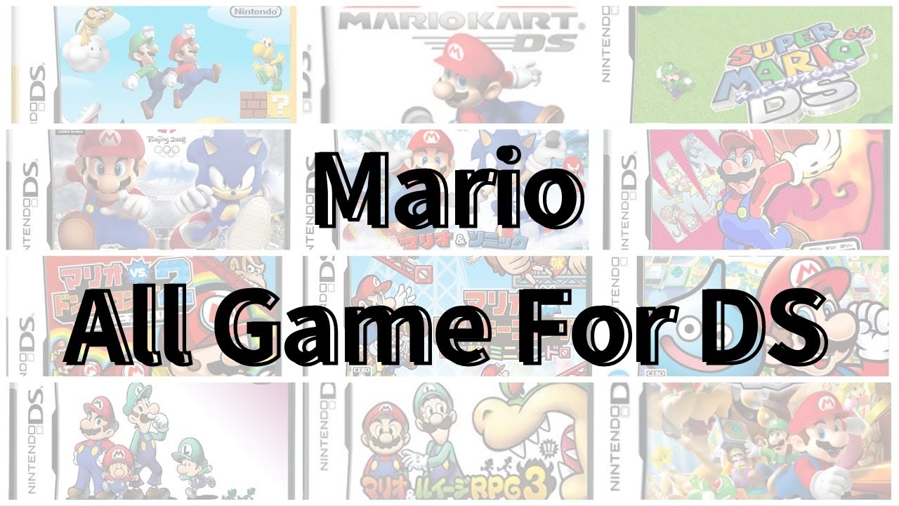 [Nintendo DS] Mario ALL GAME - YouTube