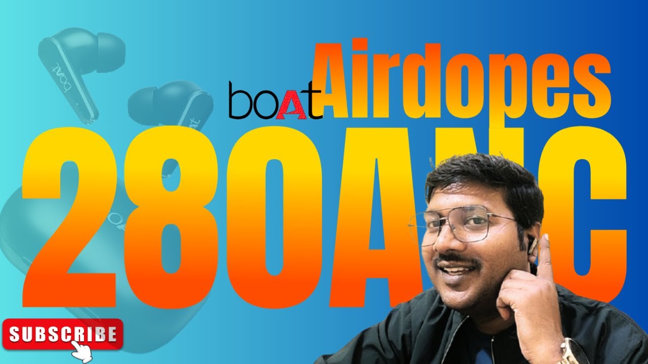 boAt Wireless in-Ear Airdopes 280 ANC Unboxing and Review ⚡️ Best TWS ...