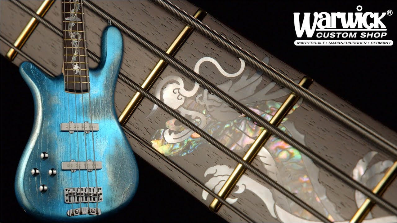 Warwick Custom Shop Masterbuilt - Streamer CV - Faded Chrome Turquoise ...