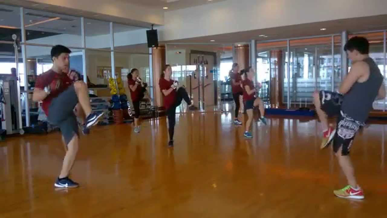 Body Combat - Alternating Knee Strike and Kick - YouTube