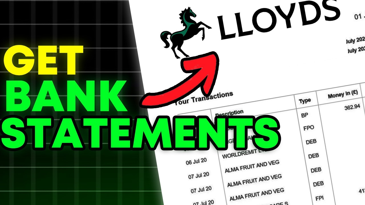 How to Download Lloyds Bank Statement Online (2025 EASY Guide) - YouTube