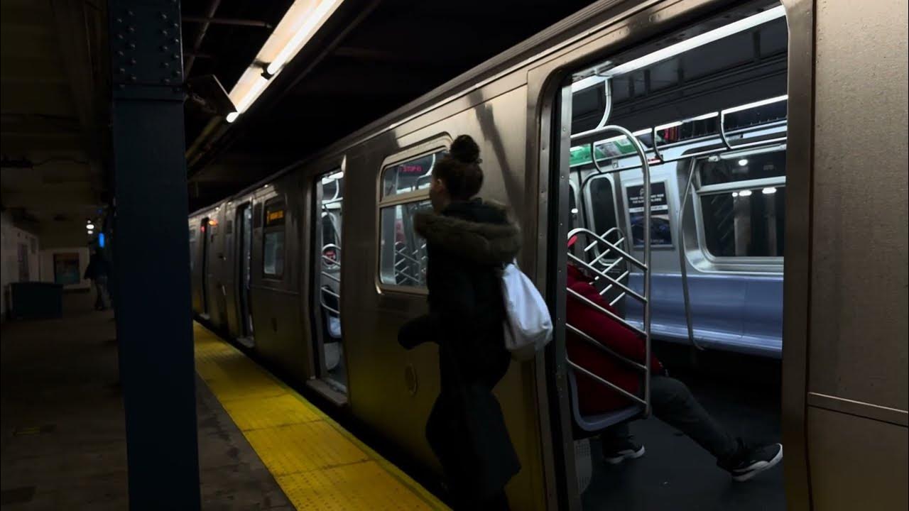 NYCT Subway: IND Queens Boulevard Line PM Rush Hour Service at 67th Avenue - YouTube