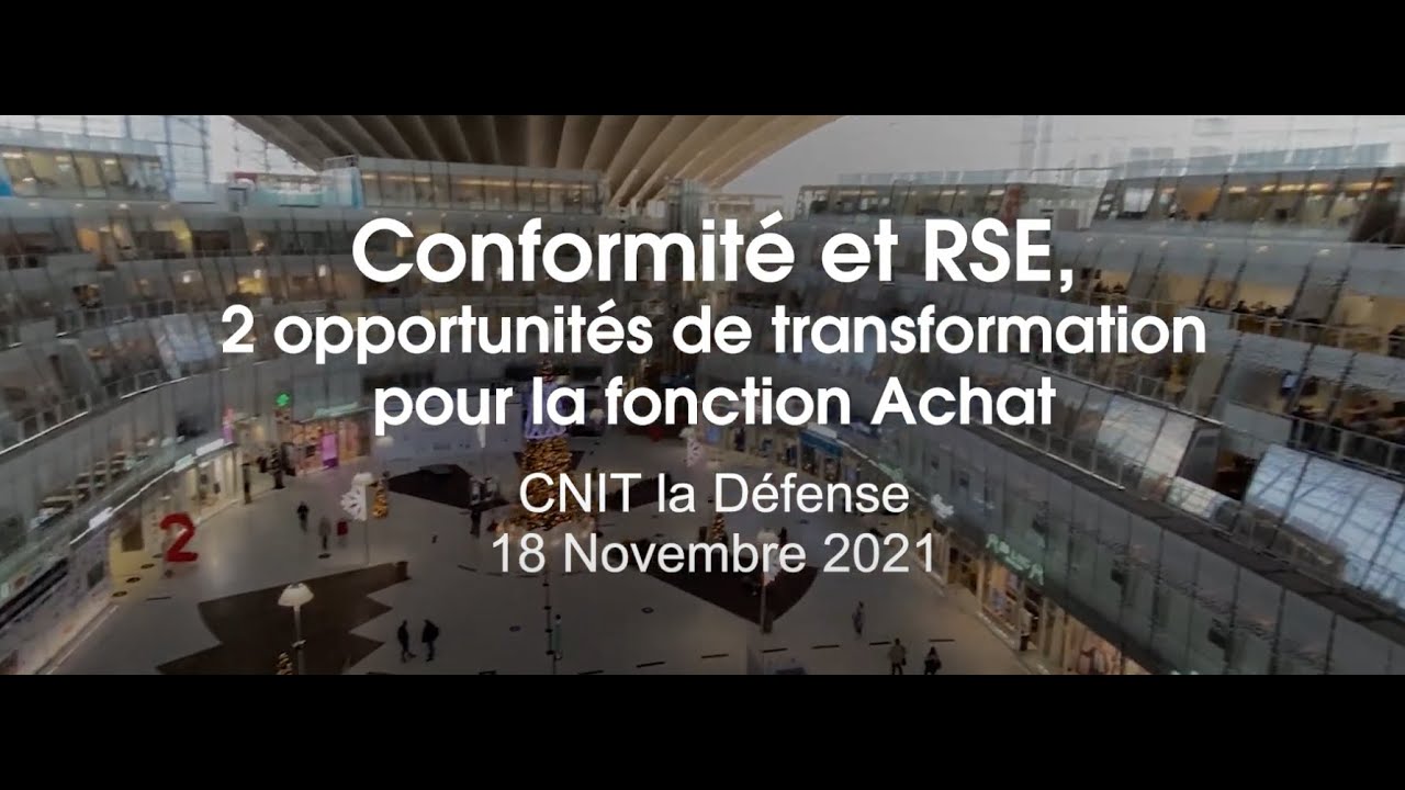 Conformité et RSE, deux opportunités de transformation pour la fonction ...