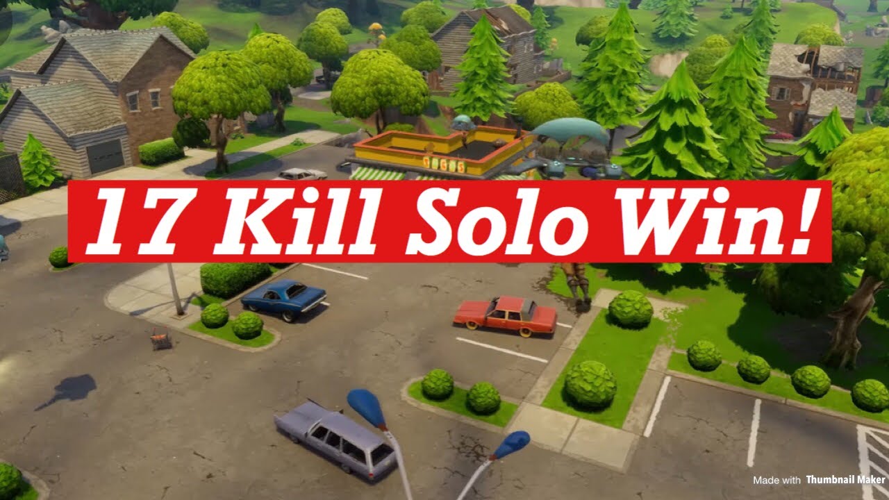 Fortnite - 17 Kill Solo Win - 1350x1080 Resolution [Season 6] - YouTube