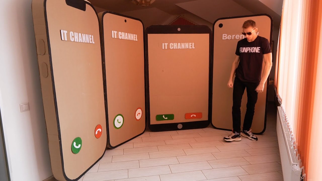 My Collection Large cardboard Mobiles incoming call & my black cat ...