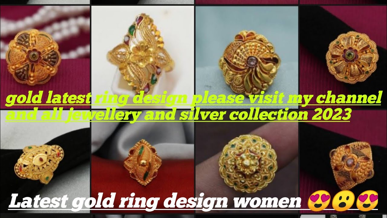 gold latest ring design😮🔥लेडीस सोने की रिंग डिजाइन।ladies sone ki ring ...