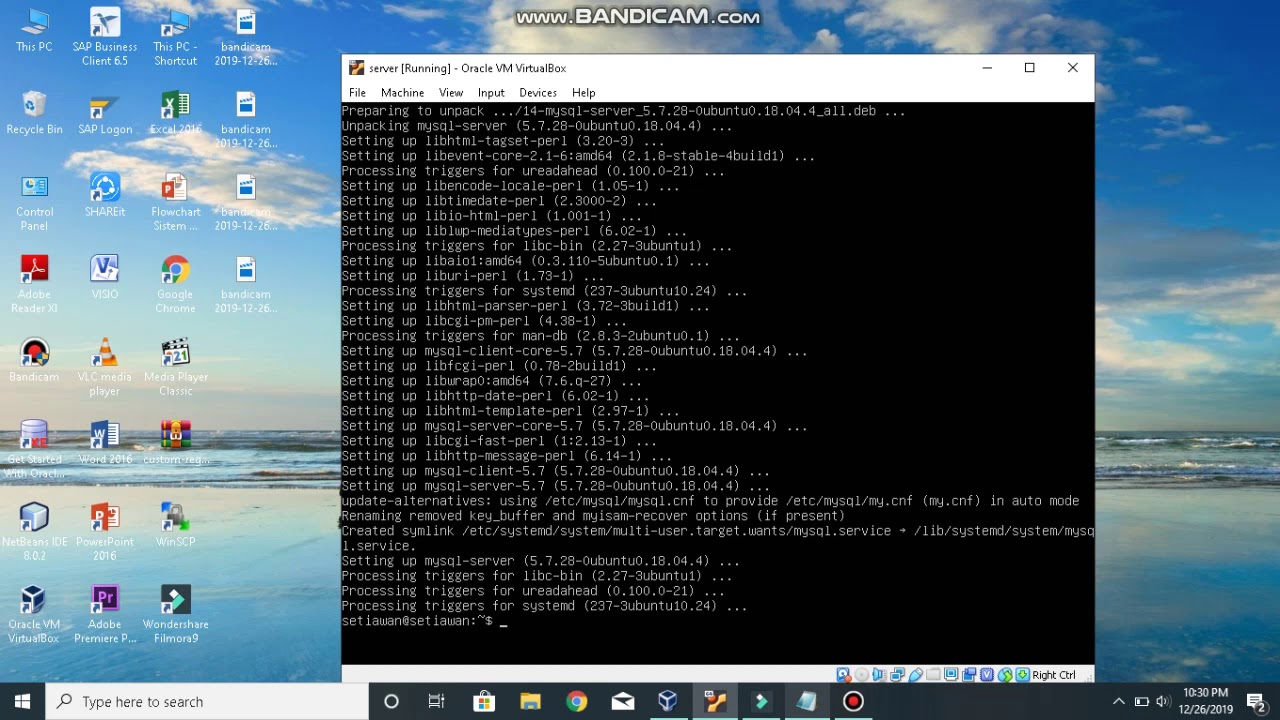 Tutorial install web server ubuntu part 1 - YouTube