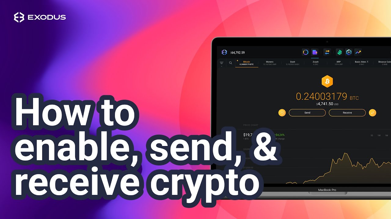 How to send and receive crypto, enable or disable assets on Exodus ...
