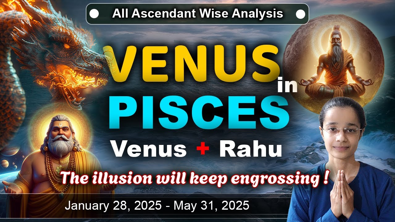 Venus in Pisces + Rahu | All Ascendants | January 28 - May 31, 2025 ...