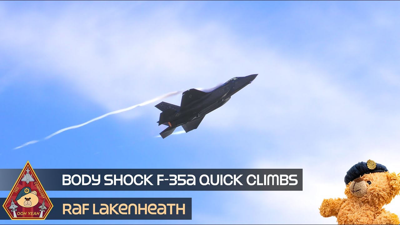 AWESOME POWER F-35 UNRESTRICTED CLIMBS • TED'S QUICK CLIMB FRIDAY • RAF LAKENHEATH 23.02.24 ...