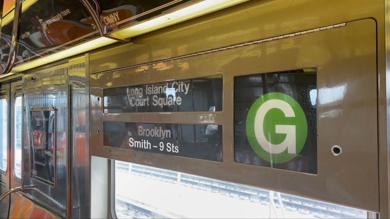 R68A G Train Ride from Court Square to Smith – 9th Streets - YouTube