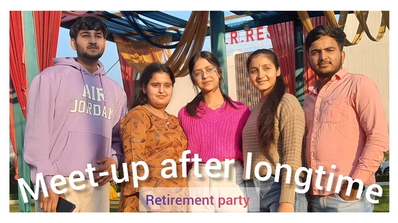 Retirement party 💐 | Friends meet up || vlog - 41 - YouTube