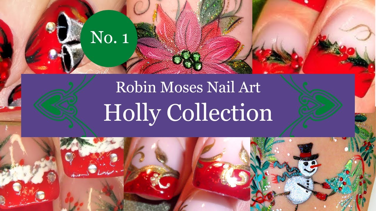 Holly Nail Art Design Collection No. 1 - YouTube