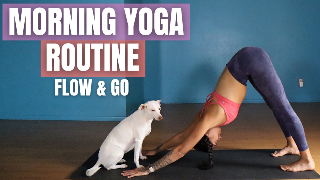 20 Min Morning Yoga Routine - Flow & Go - YouTube