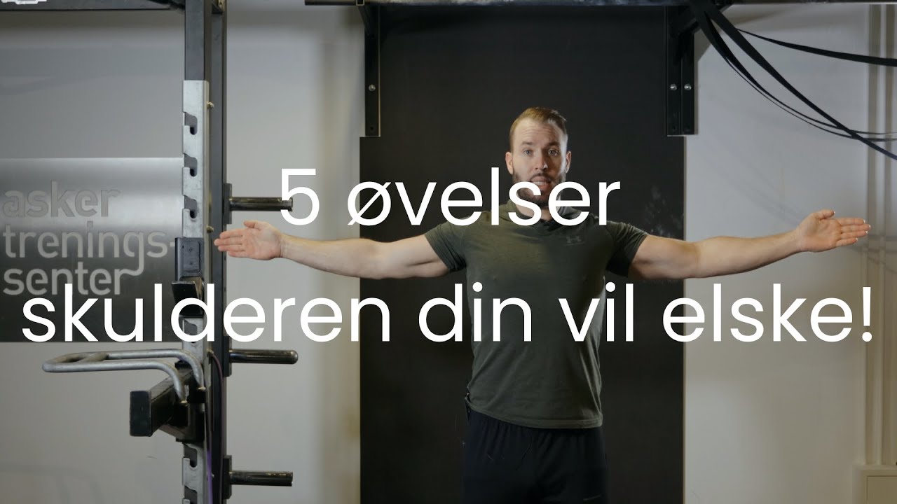 Treningsprogram | Med strikk - 5 øvelser skulderen din vil elske - YouTube